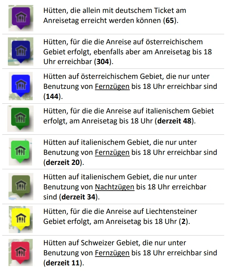 Leitfaden für die Tourenplanung mit öffentlichen Verkehrsmitteln